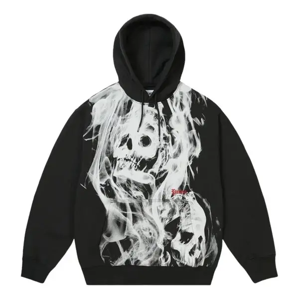 PALACE Smoked Hooded Sweatshirt - Black