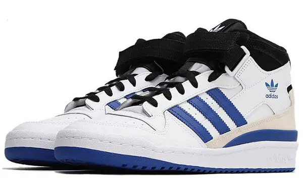 Adidas Forum Mid Sneakers - White/blue/black