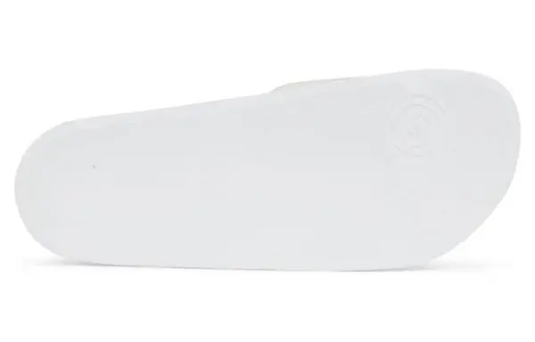 Gucci Gg Pattern Leather Slide Slipper - White/red