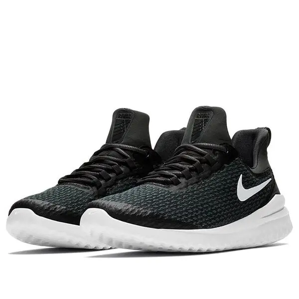 Nike Renew Rival 2e Wide Athletic Sneakers - Black/white