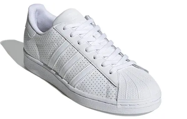 Adidas Superstar Perforated Sneakers - White/black