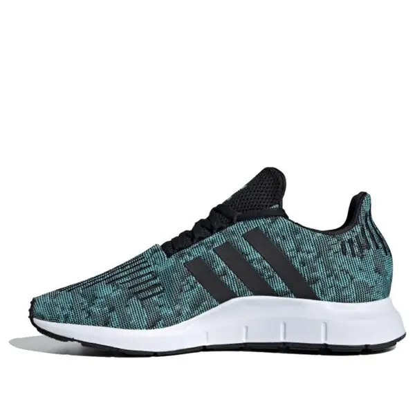 Adidas Swift Run Knit Sneakers - Blue/black