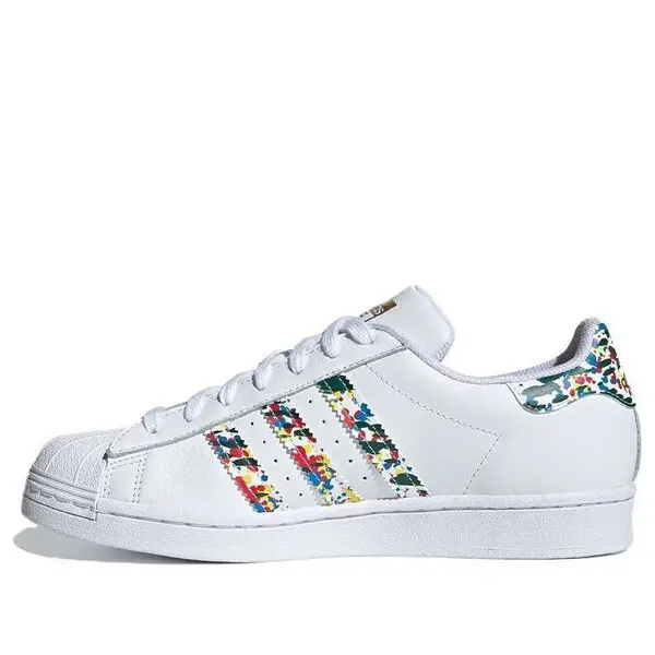Adidas Superstar Low Top Sneakers With Graphic Detailing