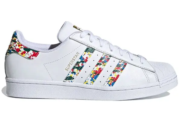 Adidas Superstar Low Top Sneakers With Graphic Detailing