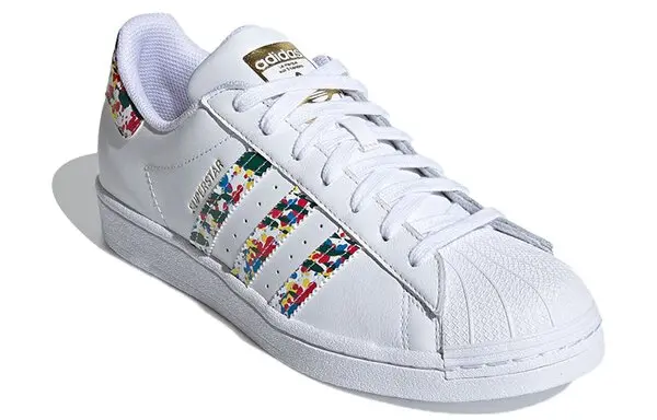Adidas Superstar Low Top Sneakers With Graphic Detailing