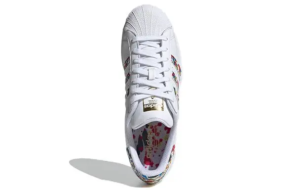 Adidas Superstar Low Top Sneakers With Graphic Detailing