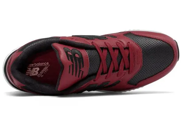 NEW BALANCE 530 Lux Leather Sneakers - Wine Red
