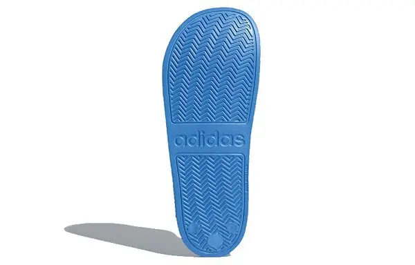 Adidas Adilette Shower Slides - Blue/white