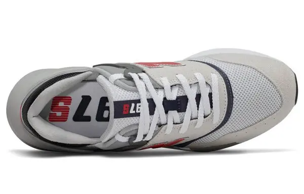 NEW BALANCE 997s Athletic Sneakers - Grey/red