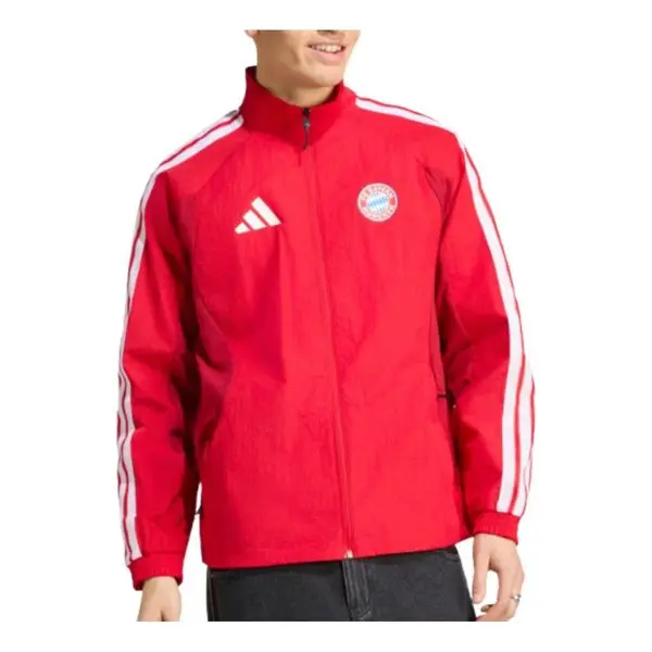Adidas Fc Bayern Munchen Anthem Track Jacket - Red