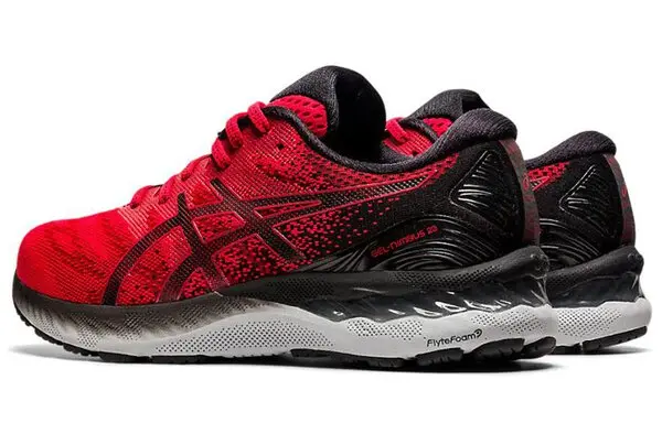 Asics Gel-nimbus 23 Athletic Sneakers - Red/black