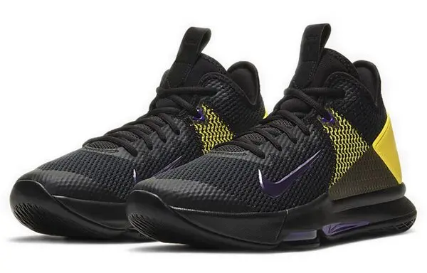 Nike Lebron Witness 4 Basketball High-top Sneakers - Black