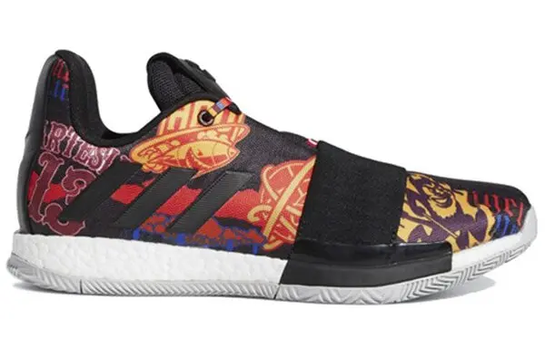 Adidas Harden Volume 3 'team History' Athletic Sneakers - Black