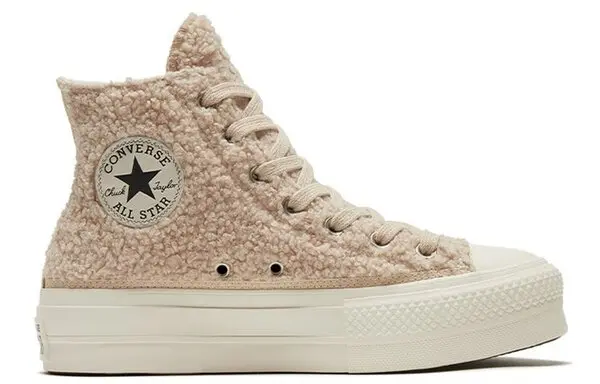 CONVERSE Chuck Taylor All Star Platform High 'cozy Club - Creamyellow