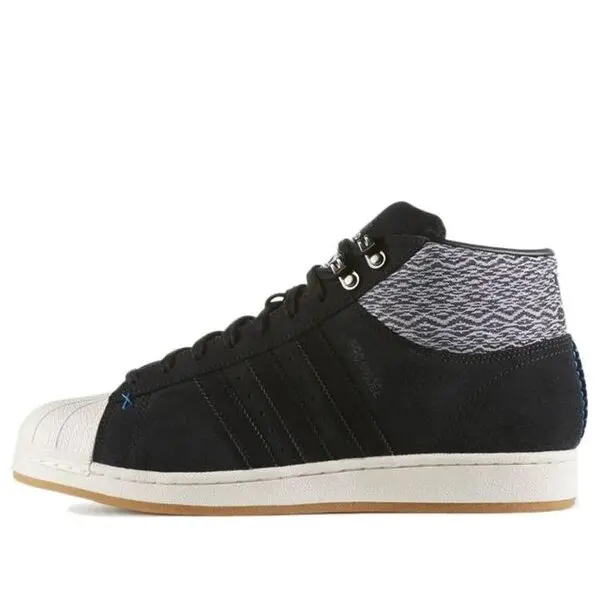 Adidas Pro Model Bt High Top Sneakers - Black/white