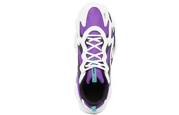 REEBOK Dmx Series 1000 Lace-up Sneakers - White/purple