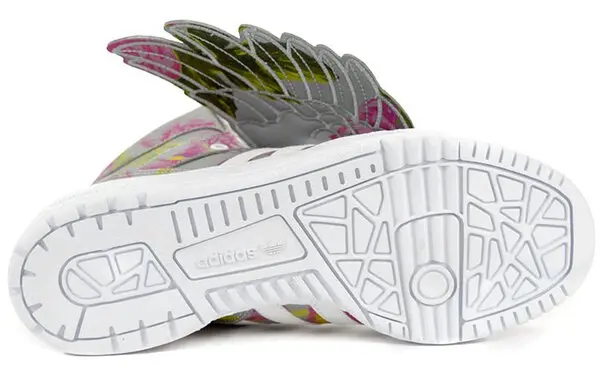 Adidas Js Wings 3m Floral High Top Sneakers