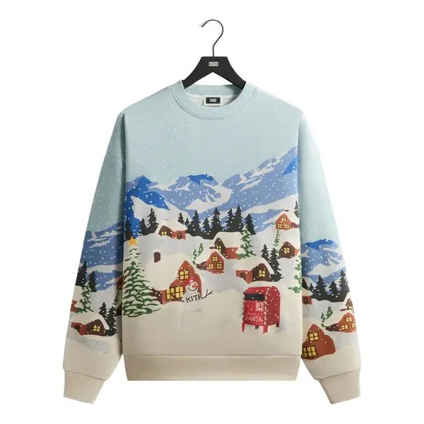 Kith Kithmas 2025 Village Nelson Crewneck - Summit