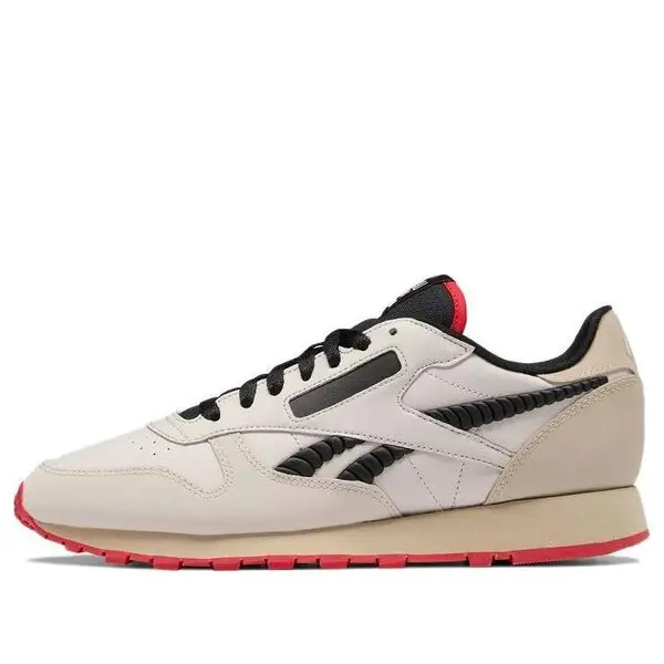 REEBOK The Money Heist X Classic Leather 'dali Mask' Sneakers - Brown