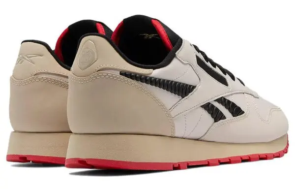 REEBOK The Money Heist X Classic Leather 'dali Mask' Sneakers - Brown