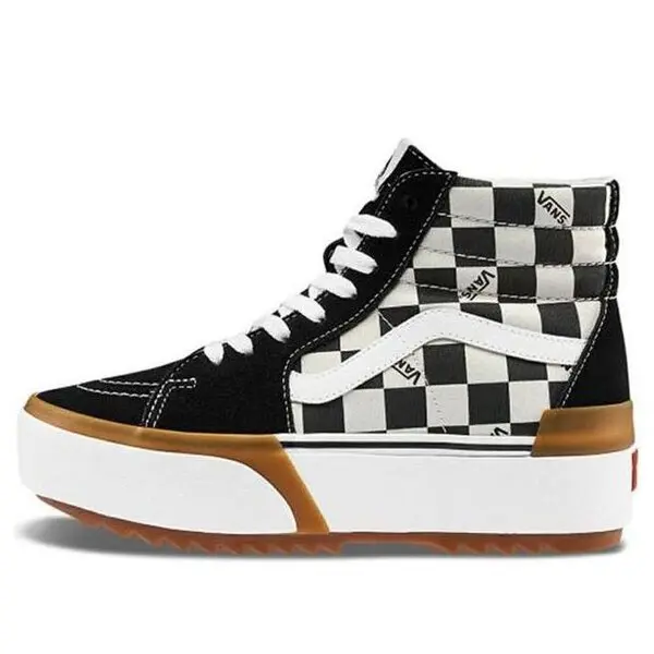 VANS Sk8-hi Stacked Checkerboard High Top Sneakers - Multi-color