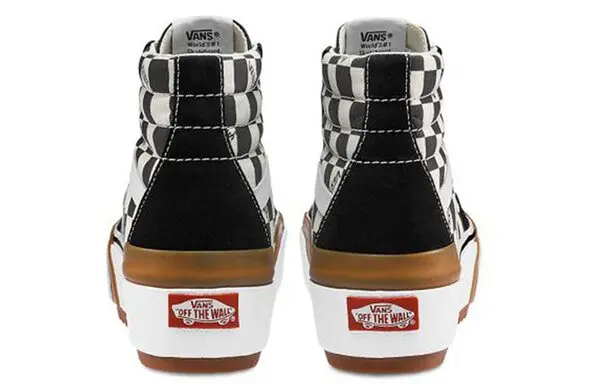 VANS Sk8-hi Stacked Checkerboard High Top Sneakers - Multi-color