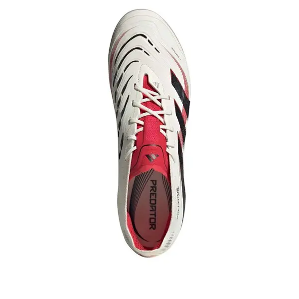 Adidas Predator Elite Ag Goal Hunter Pack Cleats - Off White/core Black/pure Ruby