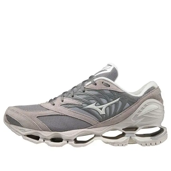 Mizuno Wave Prophecy Ls "mockingbird" Low Top Sneakers - Grey