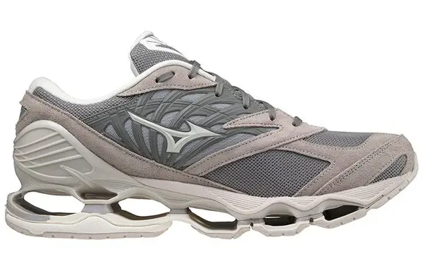 Mizuno Wave Prophecy Ls "mockingbird" Low Top Sneakers - Grey