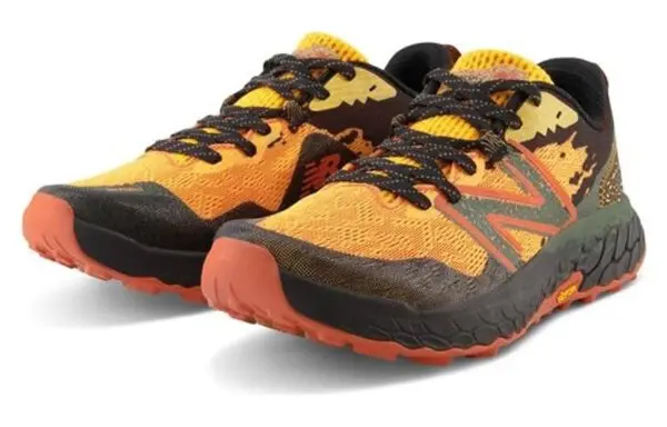 NEW BALANCE Fresh Foam X Hierro V7 Athletic Sneakers - Orange/brown/black