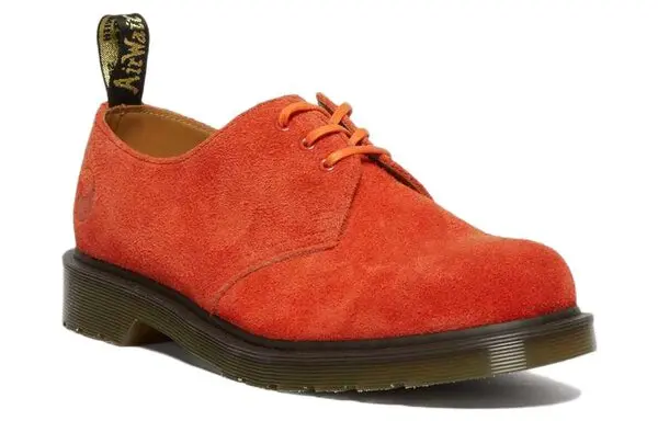Dr. Martens 1461 Suede Oxford Shoes - Orange