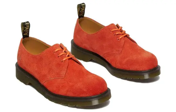 Dr. Martens 1461 Suede Oxford Shoes - Orange