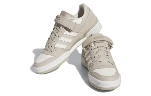 Adidas Forum Low Top Sneakers With Velcro Straps - Beige