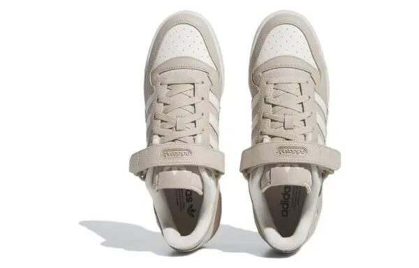 Adidas Forum Low Top Sneakers With Velcro Straps - Beige
