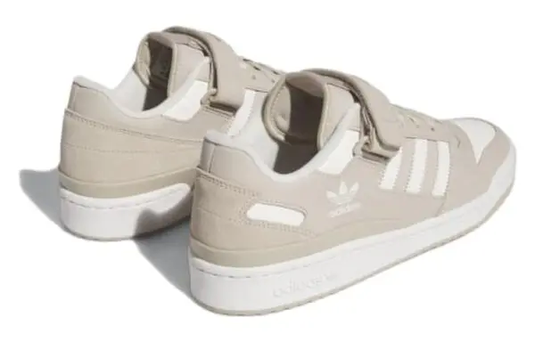 Adidas Forum Low Top Sneakers With Velcro Straps - Beige