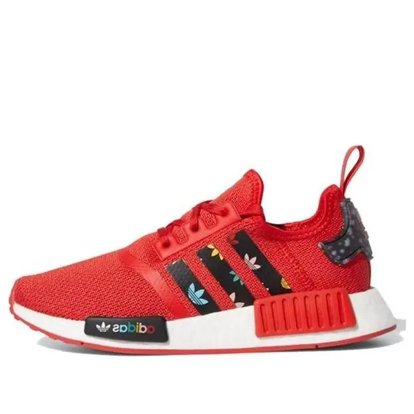 Adidas Nmd_r1 J 'mini Trefoils Print - Red
