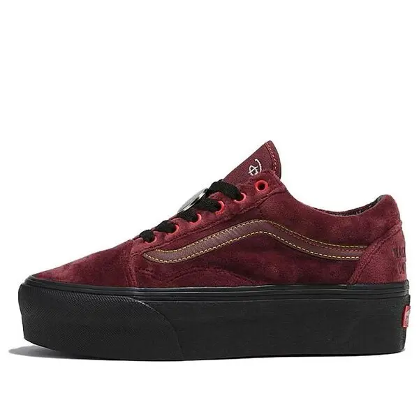 VANS Disney X Old Skool Stackform 'poison Apple' Sneakers - Poison Apple Mahogany