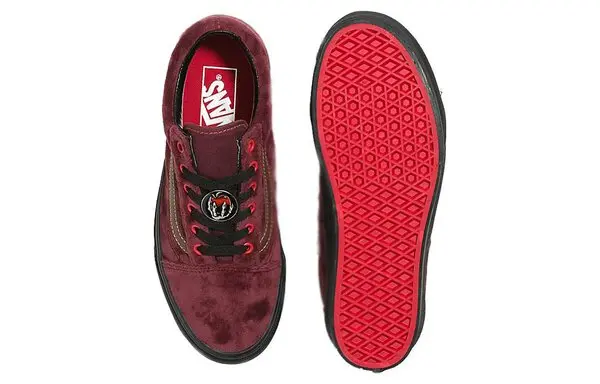 VANS Disney X Old Skool Stackform 'poison Apple' Sneakers - Poison Apple Mahogany