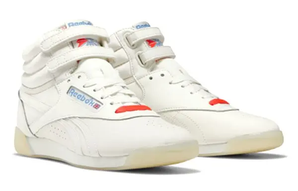 REEBOK Freestyle Hi 'it's A Man's World' Sneakers - White/blue