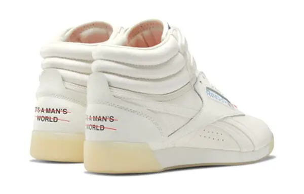 REEBOK Freestyle Hi 'it's A Man's World' Sneakers - White/blue