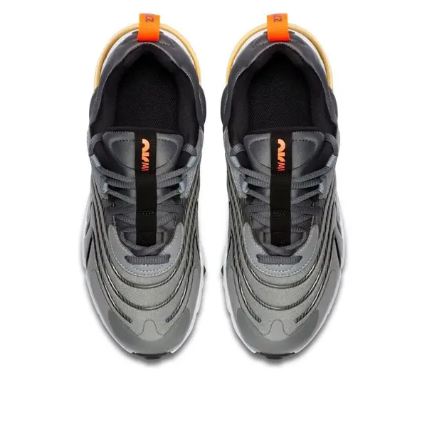 Nike Max 270 React Eng "iron Grey" Sneakers - Silver/orange
