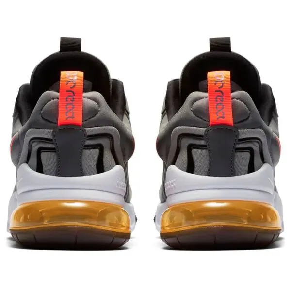 Nike Max 270 React Eng "iron Grey" Sneakers - Silver/orange