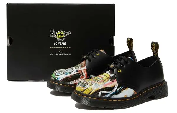 Dr. Martens Jean-michel Basquiat X 1461 Smooth 'dustheads Backhand' Oxford Shoes