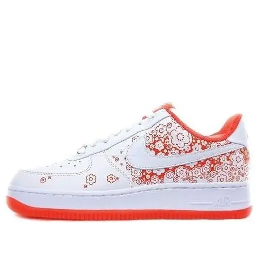 Nike Force 1 Premium '07 'bright Coral - White