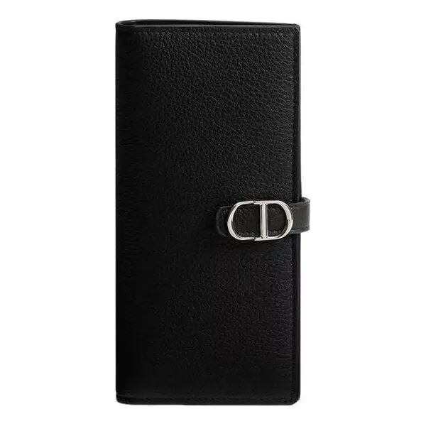 Dior Normandie Bifold Wallet - Black
