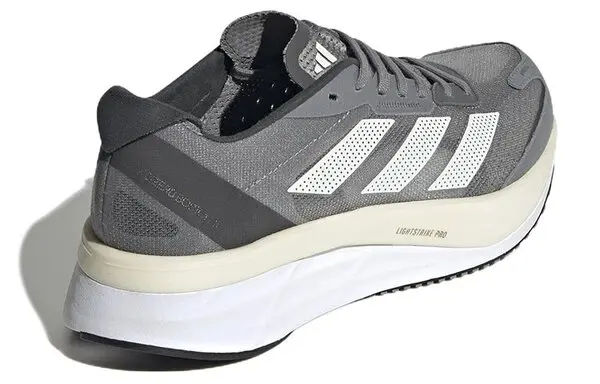 Adidas Adizero Boston 11 Running Sneakers - Grey Three/zero Metallic/carbon