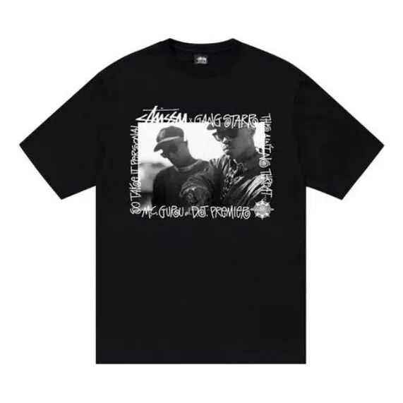 StÜssy Gang Starr Take It Personal Tee - Black
