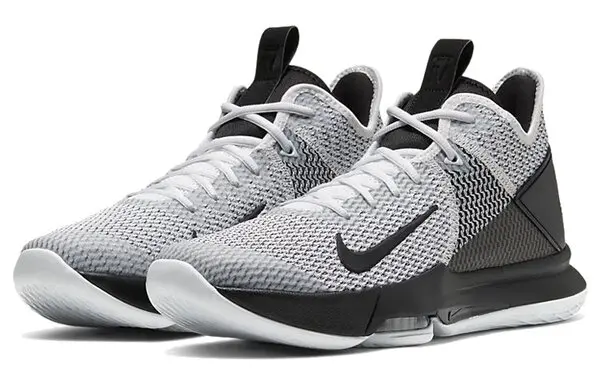 Nike Lebron Witness 4 High-top Basketball Sneakers - Grey/black
