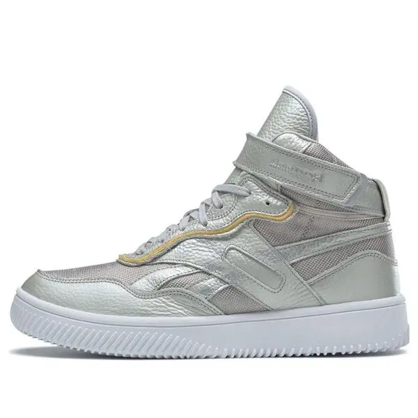 REEBOK Victoria Beckham Dual Court Mid 2 Metallic Sneakers - Silver