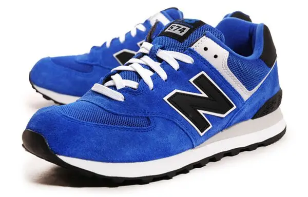 NEW BALANCE 574 Athletic Sneakers - Blue/black